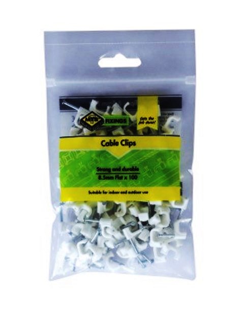 Mts Cable Clips 5Mm Flat 100 Pack Xxx – Tool and Hardware Online (Pty) Ltd
